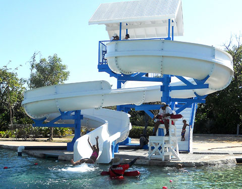 Water laugh at the Turtle Farm - Cayman Compass