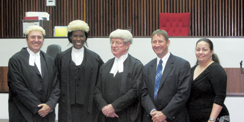 Stacy-Ann Kelly admitted to Bar - Cayman Compass